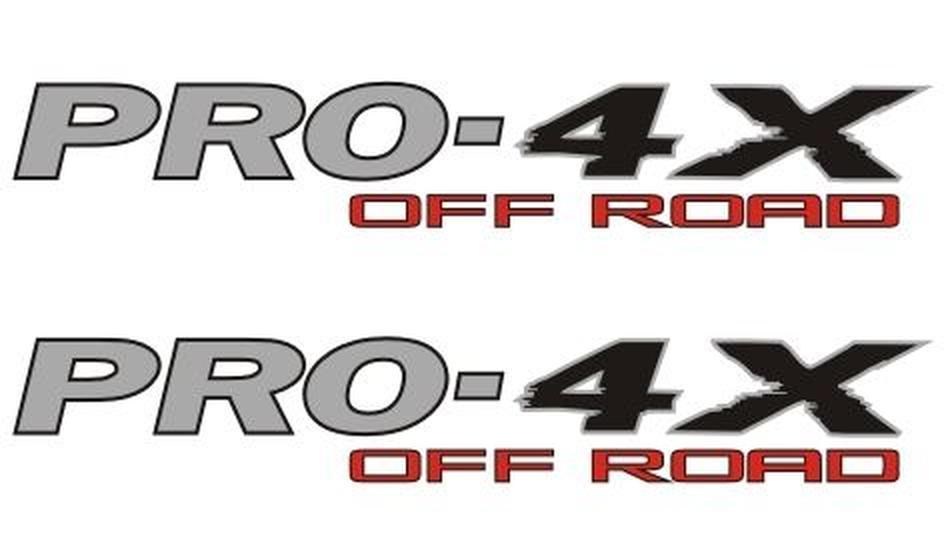 2 PRO 4X 4x4 Off Road Viny Nissan Titan 4 X Decals Stickers