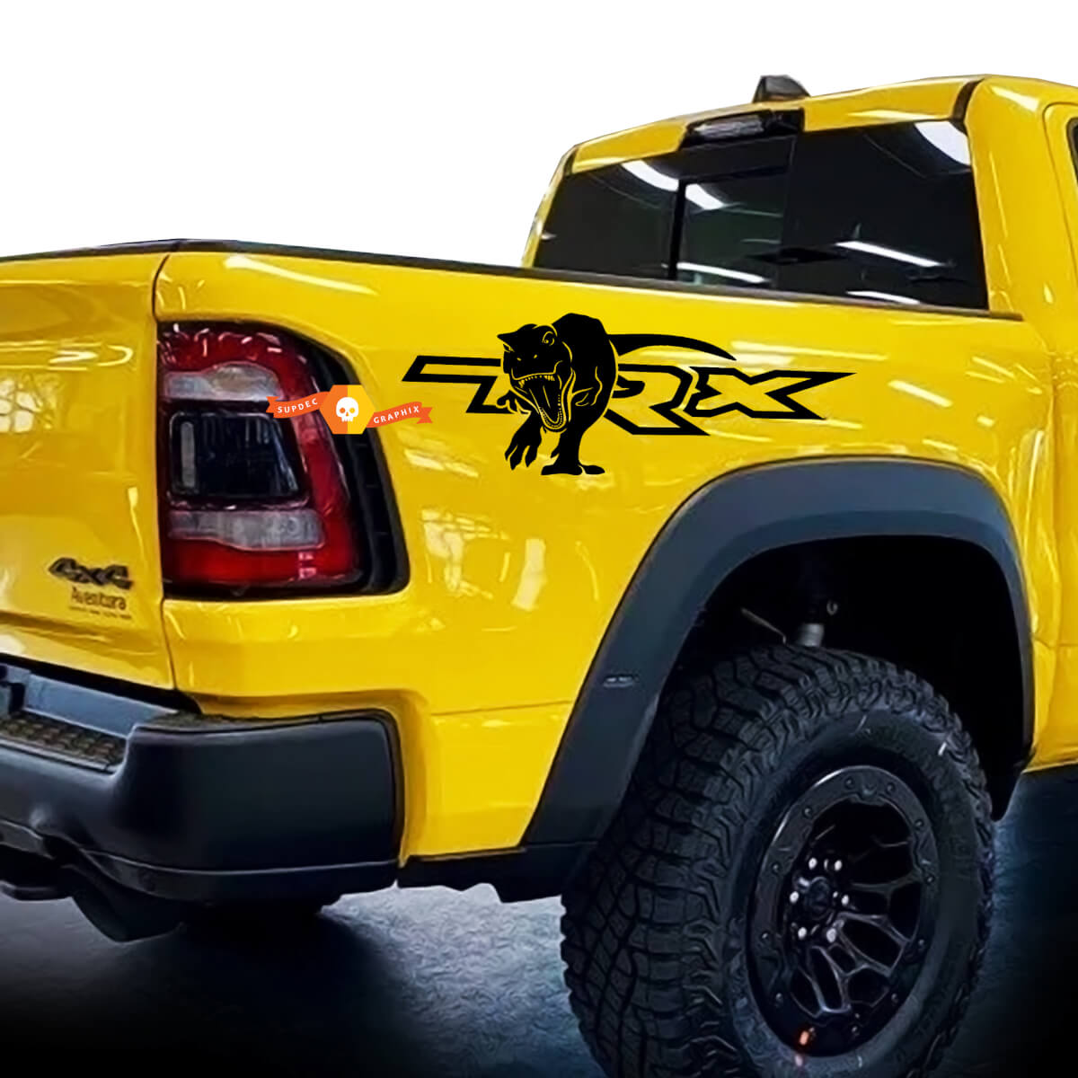 Dodge Ram 1500 TRX Bed Side Decals T Rex Vinyl Sticker Graphic