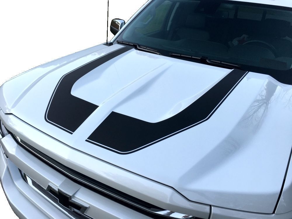 Product: Rally Edition Style Hood Decals Z71 Chevrolet Silverado 1500