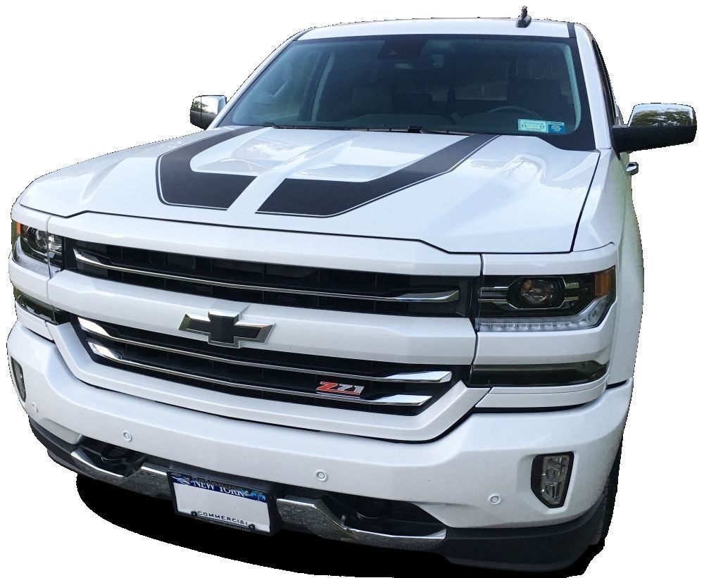Product: Rally Edition Style Hood Decals Z71 Chevrolet Silverado 1500