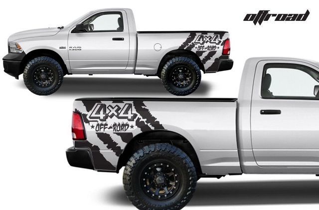 Product: Vinyl Decal 4X4 Off Road Wrap Kit for Dodge Ram 09-18 1500 ...