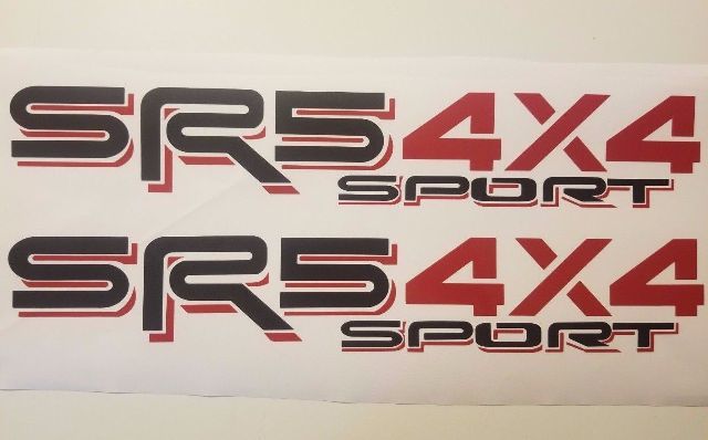 Product: SR5 sport 4x4, toyota tacoma tundra truck decal Sticker (set)