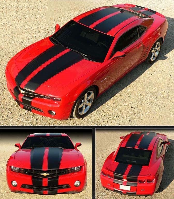 Product: CHEVROLET CAMARO 2010-2013 TAPERED RALLY RACING STRIPES