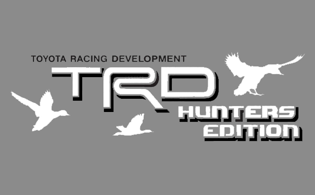 Product: 2 TOYOTA TRD HUNTER EDITION DECAL ALL TERRAIN DECAL Mountain ...