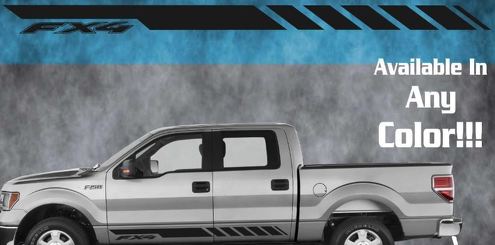 Product: FORD F 150 RAPTOR SVT bed DECALS GRAPHICS STICKERS CHATTER