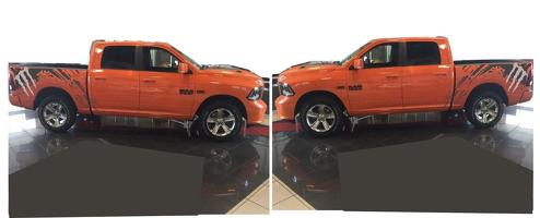 Product: 2009-2016 Dodge Ram Splash Vinyl Decal Graphic Truck Bed ...