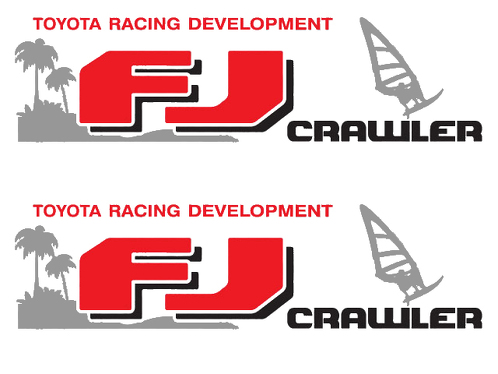 Product: Hilux Toyota Racing Development TRD tailgate stripe Graphic ...