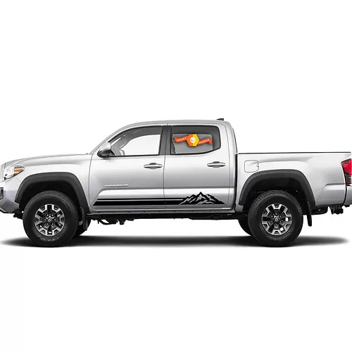 2 Tacoma 2 Colors Side Bed Splatter TRD 4x4 Off-Road Vinyl Stickers ...
