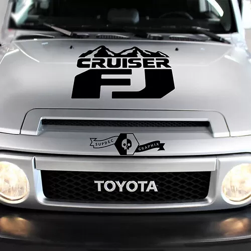 Pair TRD FJ CRUISER TOYOTA racing development side vinyl decal sticker#1