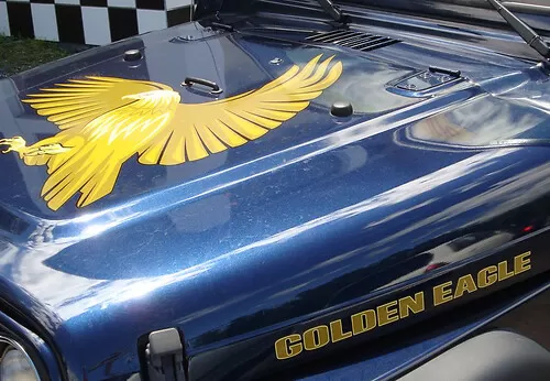 Jeep Wrangler Golden Eagle Hood Decal #1