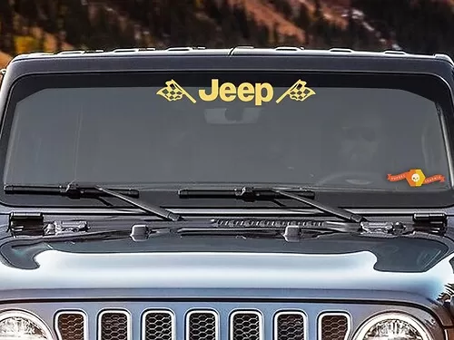 Jeep Wrangler Colorado Flag Windshield Decal JKU JLU 4Dr 2007-2019 ...