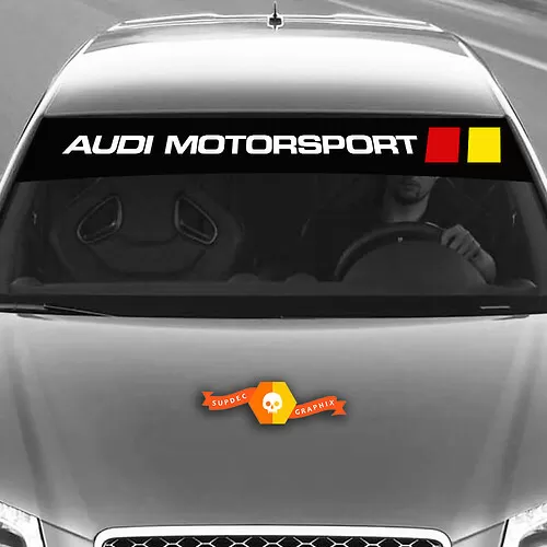 2 AUDI Rings A3 A4 A6 A8 RS3 RS4 stickers decals