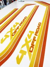 Graphic Kits - Rubicon Retro Vintage 4x4 Off-Road racing stripe kit ...