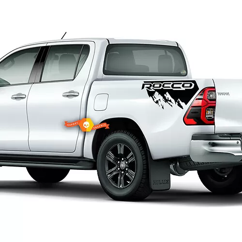 Pair Toyota Tacoma SR5 Doors Side Deer Mountains Vinyl Decals Graphic ...