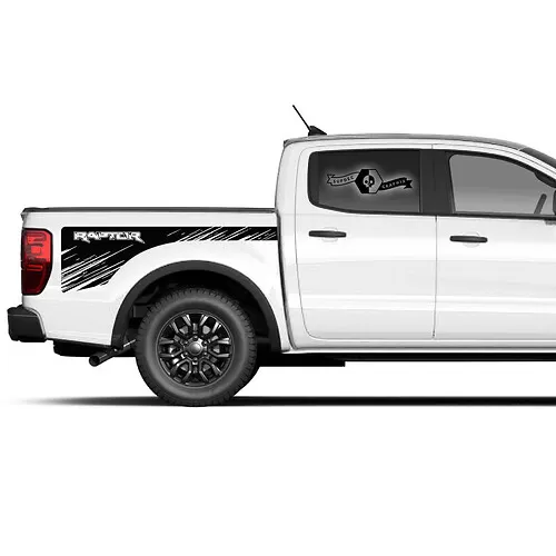 Ford F-150 XL XLT STX LARIAT Hood Lines Graphics Decals Stickers 2 Colors