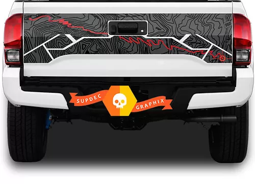 Toyota FJ Cruiser hood decal trd racing development Sticker