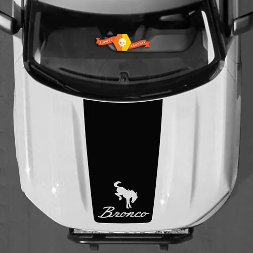 Pair Ford Bronco Doors Side Bronco Logo Vinyl Decal Sticker Graphics