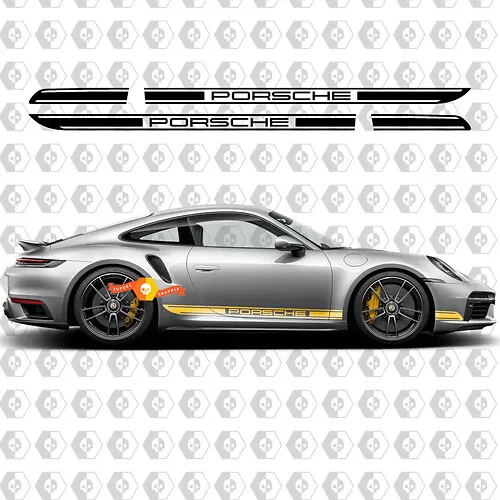 Porsche Panamera Side Stripes Kit Decal Sticker