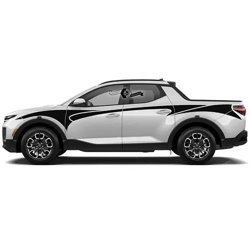 Hood Hyundai Santa Cruz Vinyl Stickers Decal Graphic