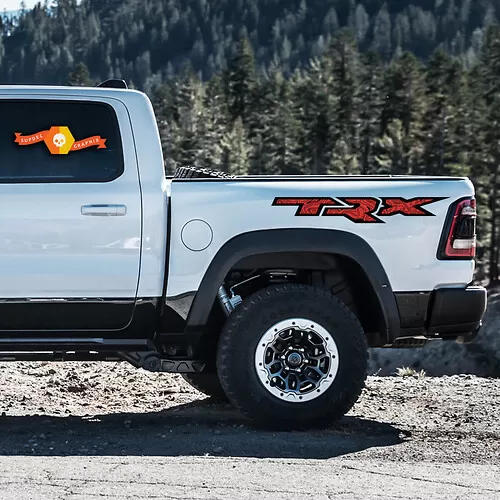 Tailgate Dodge Ram TRX 2023 Eating Raptor Bed Side Splash Decal Truck ...
