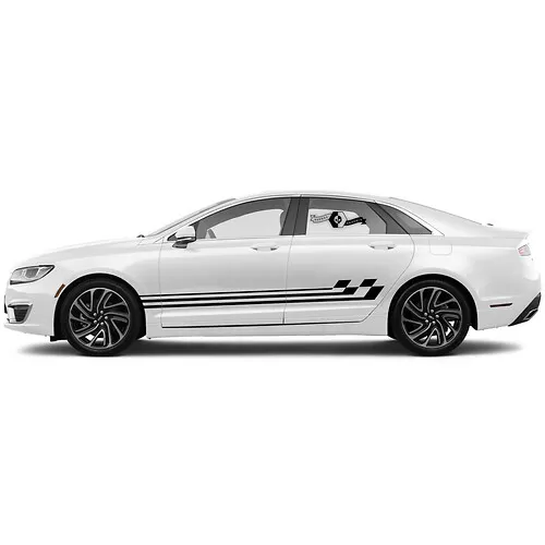 2x Lincoln 2023 Aviator Window Contour Map Vinyl Decals Graphics ...