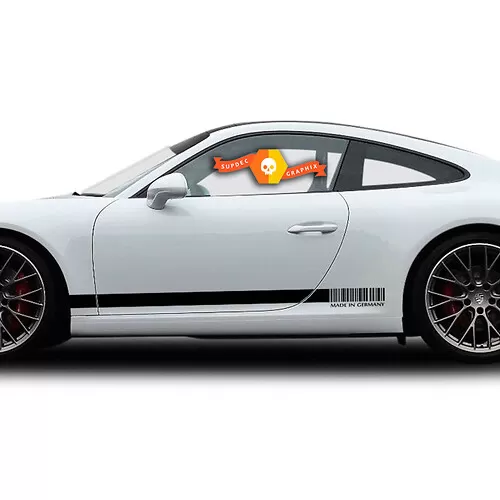 Porsche 911 - 991 GT3 RS 4.0 Side Hood Roof Rear Stripes Kit Decal Sticker
