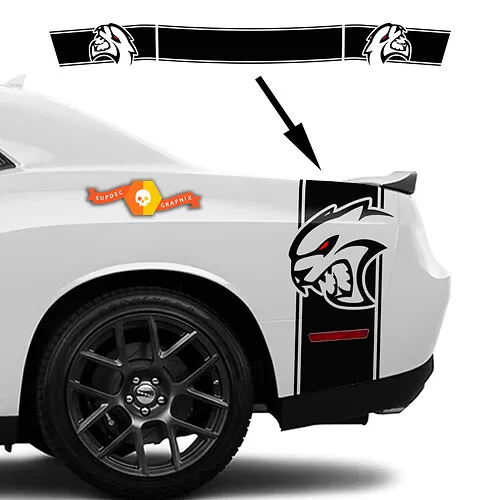 Hellcat Decal ᐈ Dodge Charger Hellcat Decal | SupDec Graphix