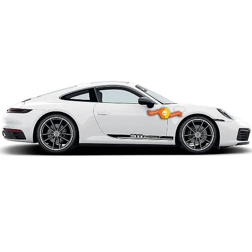 Porsche 911 GT3 RS Side Stripes Kit Decal Sticker