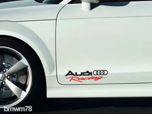 Audi A3 A4 A5 A6 A8 Q7 S4 S5 S6 RS4 RS5 RS6 2x body Decal stripes ...
