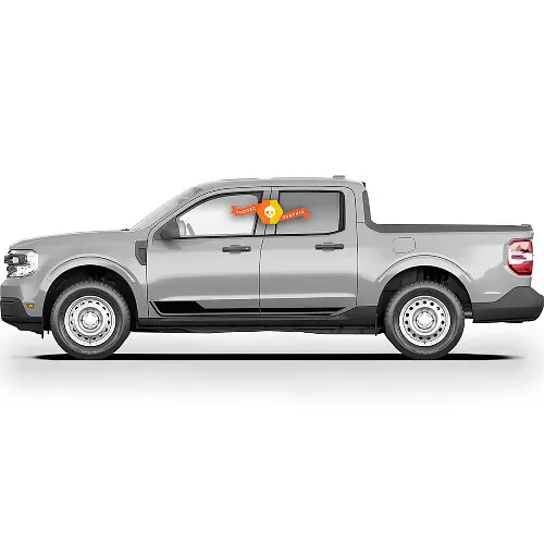 Pair Ford F-150 Panisher Rocker Panel Stripes Vinyl Decal Sticker ...