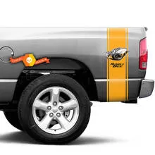 2x Dodge Ram Rumble Bee Stripes Decals Pickup 1500 10th Anniversary