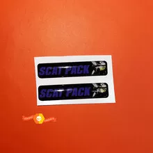 2x Scat Pack Violet Challenger/Charger/Durango Key Fob Inlays emblem ...