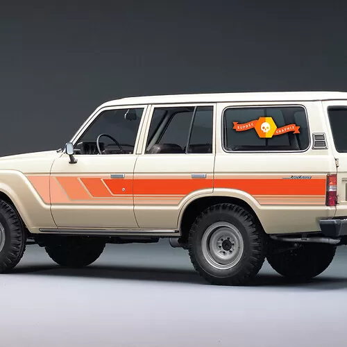 Kit Of Toyota Tacoma 2nd Gen TRD retro vintage stripe kit Sport 4x4 Off ...