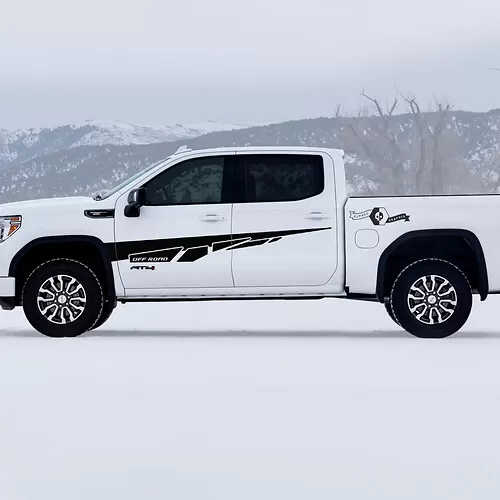 Racing rocker panel stripes vinyl decals stickers for GMC Terrain