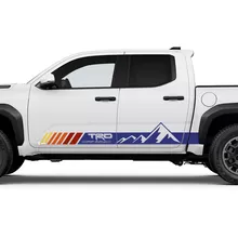 TRD Heritage Retro Mountains Side Rocker Panel Decals Stickers for ...