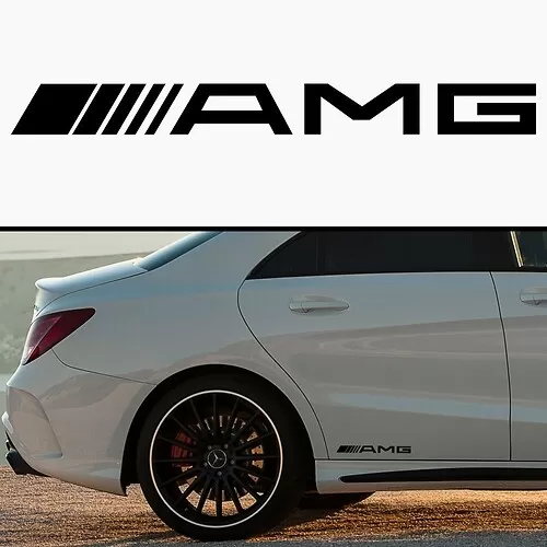 Amg Mercedes Car Wing Mirror Decals Vinyl Sticker
