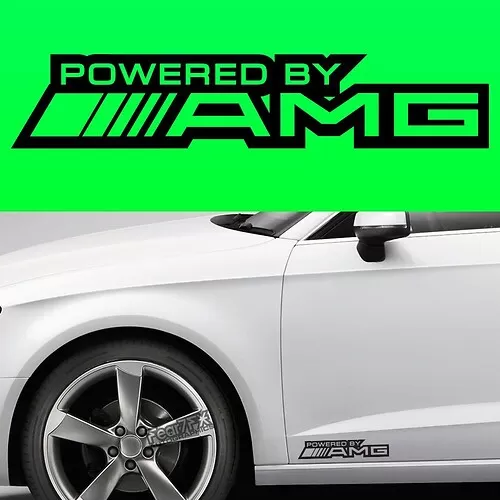 Amg Mercedes Car Wing Mirror Decals Vinyl Sticker