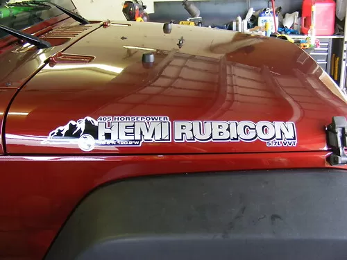 2 Unlimited Jeep Wrangler Rubicon Vinyl Sticker Decals