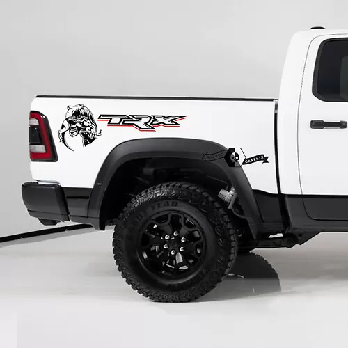 Tailgate Dodge Ram TRX 2023 Eating Raptor Bed Side Splash Decal Truck ...