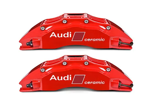 Audi Ceramic Brake Caliper 2 Sizes S3 S4 S5 S6 RS3 R8 RS4 RS6 Sticker Decal