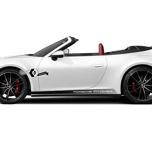 Porsche Cayman S Design Edition Side Stripes Kit Decal Sticker