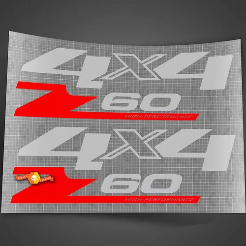 Pair GMC Sierra 2500HD 2022 2023 Side Bed Mud Splash Vinyl Stripes ...