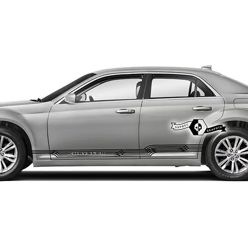 Pair Chrysler 300 2021 2022 2023 Logo Touring Rocker Panel Graphics Car ...