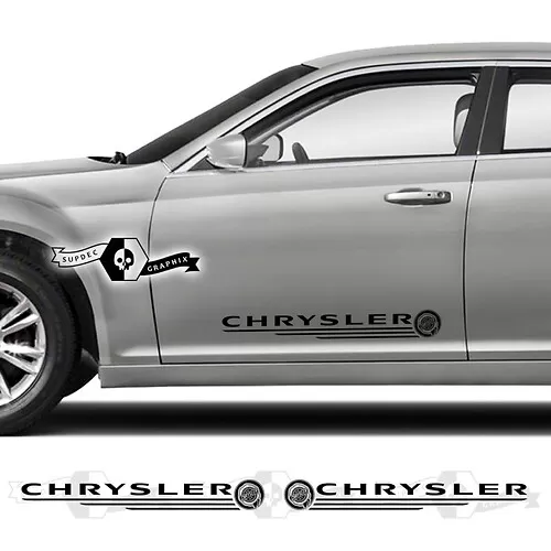 Chrysler 300 Side Door Graphics Lines Vinyl Decals Stickers