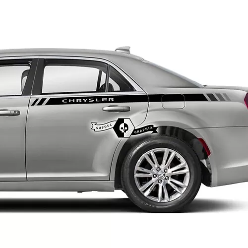 Pair Chrysler 300 2022 2023 Logo Touring Rocker Panel Graphics Car ...
