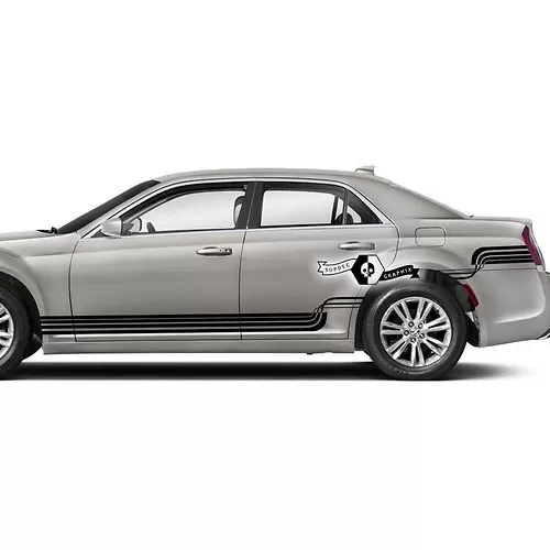 Pair Chrysler 300 2021 2022 2023 Logo Touring Doors Graphics Car Vinyl ...