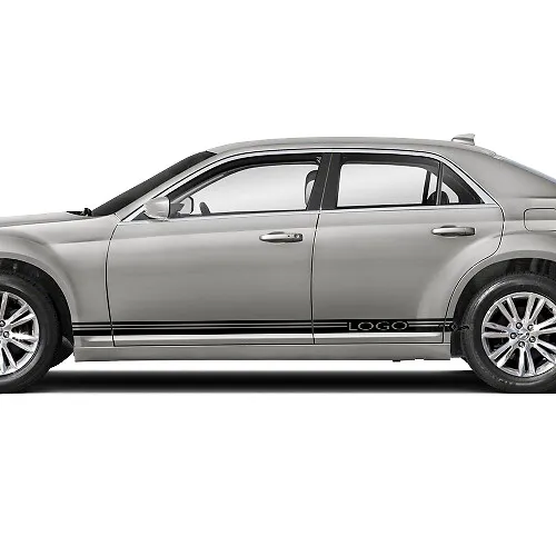 Rocker Panel Graphics Strip Vinyl Decals Stickers for Chrysler 300