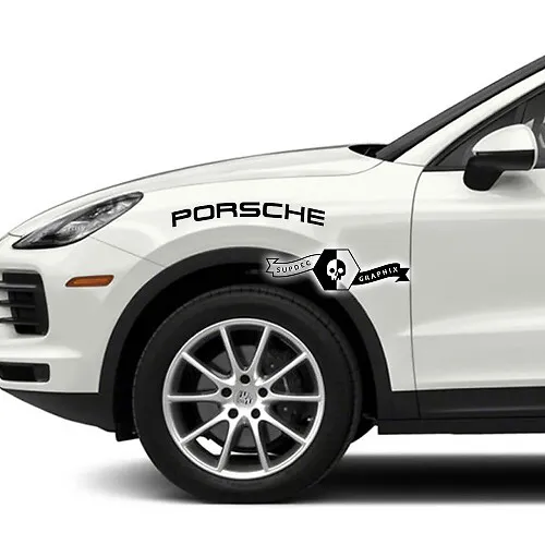 Porsche Cayenne 2023 Rocker Panel Side Stripes Decals