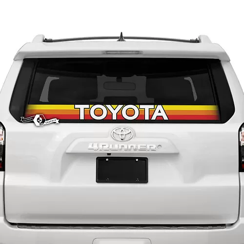 Pair Toyota Sequoia Doors Up Rear Fender Stripe Trim Vinyl Stickers ...