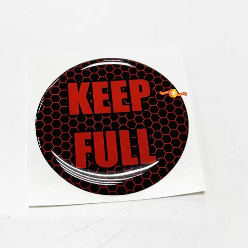 Keep Full Honeycomb Lime Red Door Insert emblem domed decal for ...